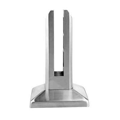 Frameless Swimming Poor Fence Stainless Steel Mirror Satin Black Glass Railing Balustrade Spigot