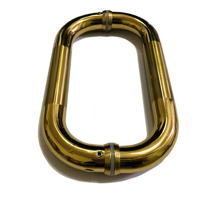 19mm 25mm Round Pipe O Shape Glass Door Handle Pull Door Handles Fittings