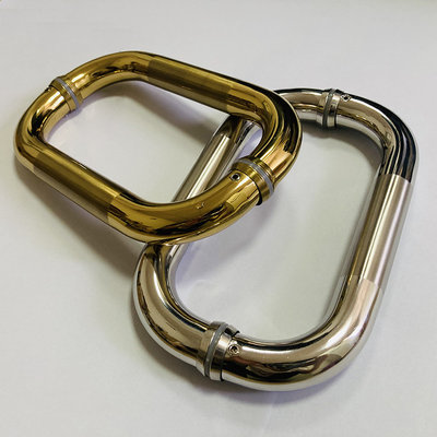 19mm 25mm Round Pipe O Shape Glass Door Handle Pull Door Handles Fittings