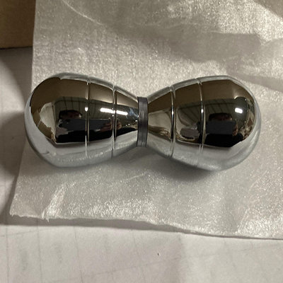 Aluminum Pipe Glass Door Pull Handles Zinc Alloy Knob Stainless Steel Shower Room Fittings