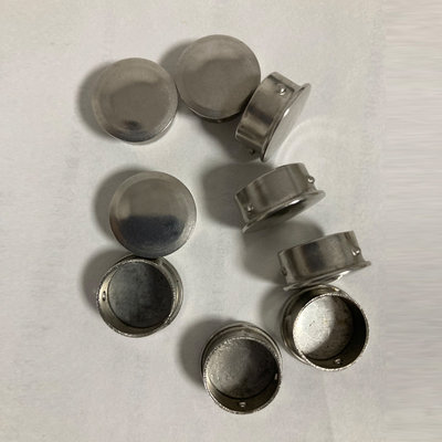 Steel Pipe Glass Balcony Base Cover Stainless Steel Handrail Post Tube End Cap Fittings
