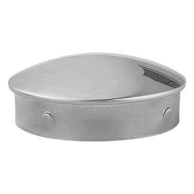 Steel Pipe Glass Balcony Base Cover Stainless Steel Handrail Post Tube End Cap Fittings