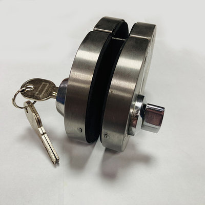 Stainless Steel Glass to Glass Shower Door Hinge Door Lock Fittings Hardware Padlock Accessories