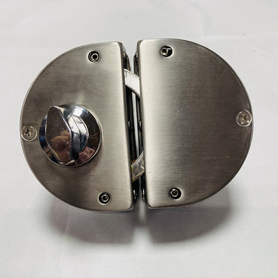 Stainless Steel Glass to Glass Shower Door Hinge Door Lock Fittings Hardware Padlock Accessories