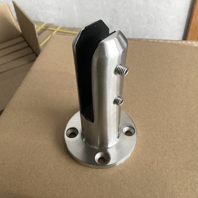 Factory Price Stainless Steel Glass Balcony Fence Fittings Glass Spigots with Decorative Cover