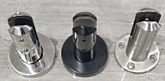 Factory Price Stainless Steel Glass Balcony Fence Fittings Glass Spigots with Decorative Cover