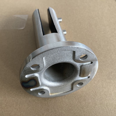Factory Price Stainless Steel Glass Balcony Fence Fittings Glass Spigots with Decorative Cover