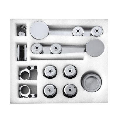 Stainless Steel Zinc Alloy Glass Shower Door Bathroom Sliding Door Hardware Fittings