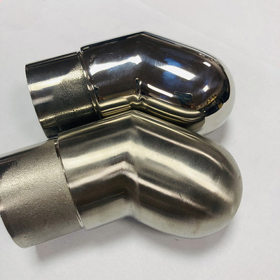 Balustrade Handrail Stainless Steel Pipe Tube Elbow Staircase Railing Fittings