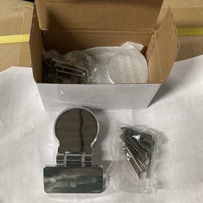 Factory Price Wall to Glass Zinc Alloy Glass Hinge Glass Clip Hardware Accessories