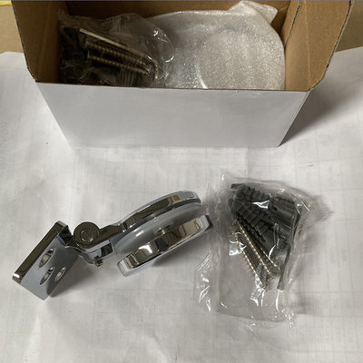 Factory Price Wall to Glass Zinc Alloy Glass Hinge Glass Clip Hardware Accessories