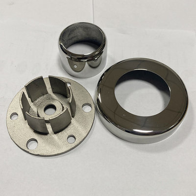 High quality stainless steel flange for stair handrail