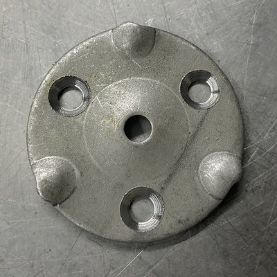 Stainless Steel 304 Handrail Tube Floor Flange Base Plate Mill 2B Finish for Balustrade