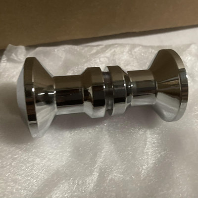 Aluminum Pipe Glass Door Pull Handles Zinc Alloy Knob Stainless Steel Shower Room Fittings