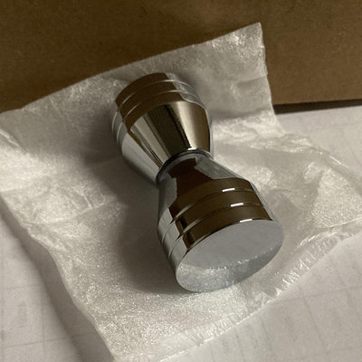 Commercial Interior Glass Sliding Pull Door Handles Aluminum Knobs 30*30mm mirror polishing