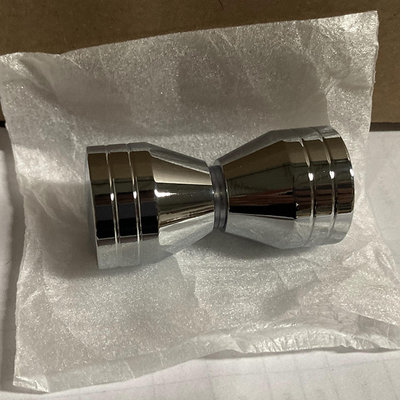 Commercial Interior Glass Sliding Pull Door Handles Aluminum Knobs 30*30mm mirror polishing