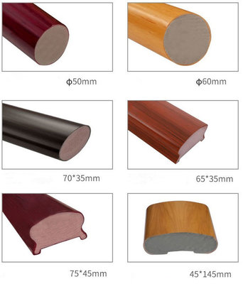 Plastic PVC Fittings Balustrade Handrail PVC Pipe Staircase Railing Accessories