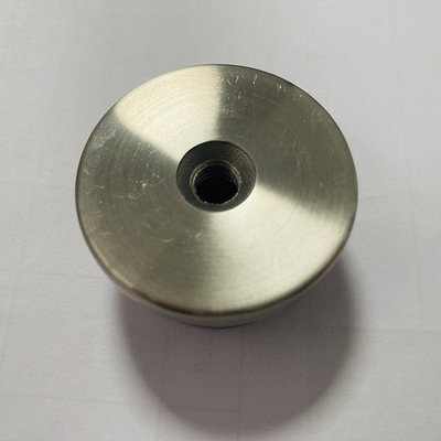 Steel Pipe Glass Balcony Base Cover Stainless Steel Handrail Post Tube End Cap Fittings
