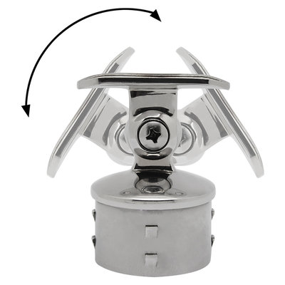 Hot Selling stainless steel handrail accessories movable bracket staircase pillar pipe support