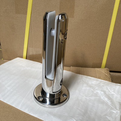 225MM Height Stainless Steel Glass Balcony Fence Fittings Glass Spigots with Decorative Cover