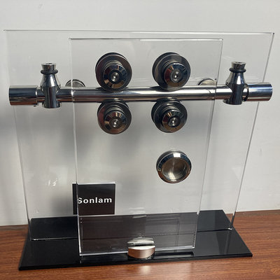Stainless Steel Roller Guide for Shower Heavy Duty Sliding Door Hanging Pulley System