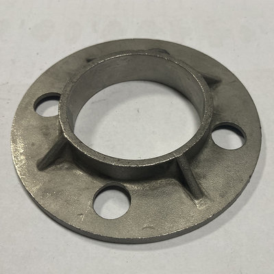 Stainless steel stair railing tube flange Fittings Casting Pipe base Plate on balustrade handrails