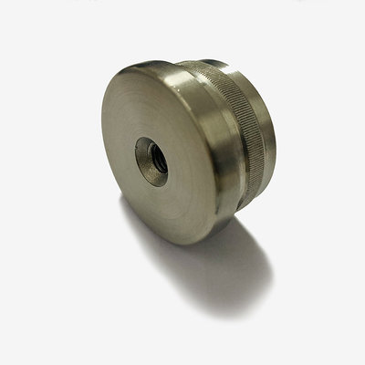 Steel Pipe Glass Balcony Base Cover Stainless Steel Handrail Post Tube End Cap Fittings