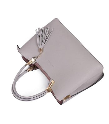 2018 chinese original manufacturer fashion black first layer cow leather lady handbag leather tassel handbag