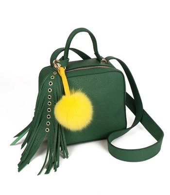 2018 chinese original manufacturer fashion high quality first layer cow leather lady lovely  tassel handbag