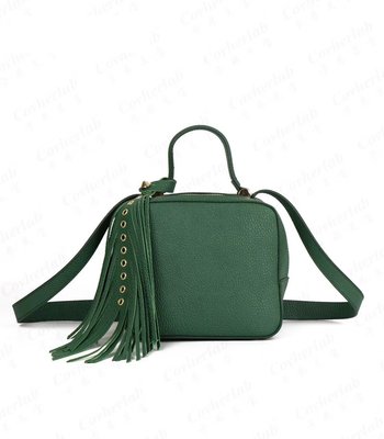 2018 chinese original manufacturer fashion high quality first layer cow leather lady lovely  tassel handbag