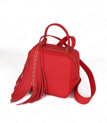 2018 chinese original manufacturer fashion high quality first layer cow leather lady lovely  tassel handbag