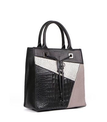 2018 chinese original manufacturer fashion high quality first layer cow leather lady contrast handbag