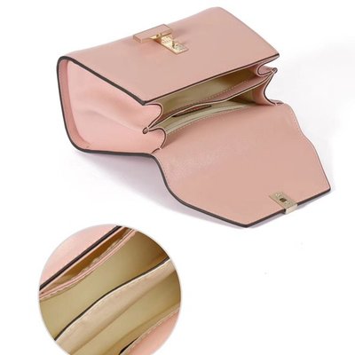 2018 original manufacturer fashionable design high quality first layer leather lady  classical handbag