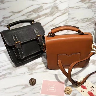 New designed high quality original manufacturer first layer cow leather lady classical shoulder bag