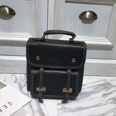 New designed high quality original manufacturer lady classical first layer leather lady backpack shoulder bag