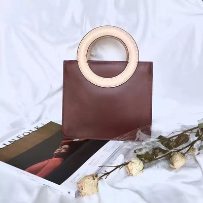 New designed high quality original manufacturer lady classical first layer leather lady fashion handbag