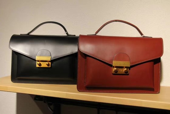 New designed high quality original manufacturer lady classical first layer leather lady handbag shoulder bag