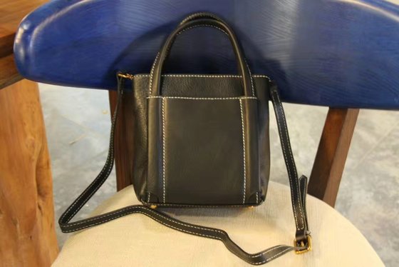 2018 New designed original manufacturer lady classical first layer leather fashion handbag shoulder bag