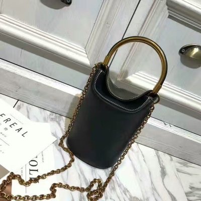 2018 New designed original manufacturer lady fashionable first layer leather lady chain shoulder bag