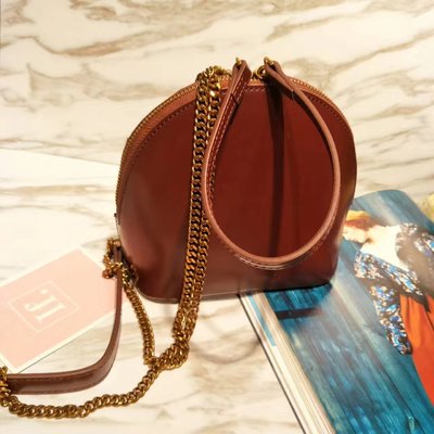2018 New designed original manufacturer lady fashionable first layer leather elegant small chain shoulder bag