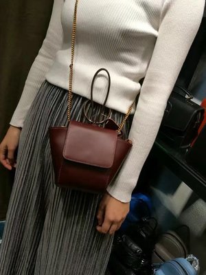 2018 New designed original manufacturer lady fashionable first layer leather elegant small chain shoulder bag