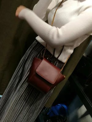 2018 New designed original manufacturer lady fashionable first layer leather elegant small chain shoulder bag