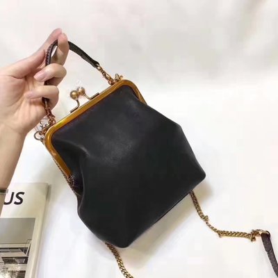 2018 New designed original manufacturer lady fashionable first layer leather high quality chain shoulder bag