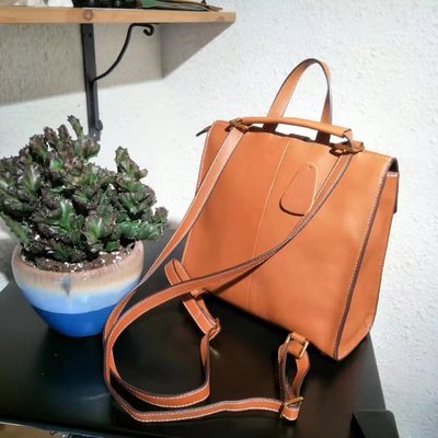 2018 New designed original manufacturer lady fashionable first layer leather lady  classical backpack