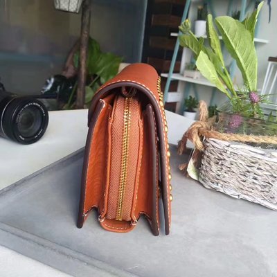 2018 trendy design original manufacturer lady first layer leather rivert shoulder bag