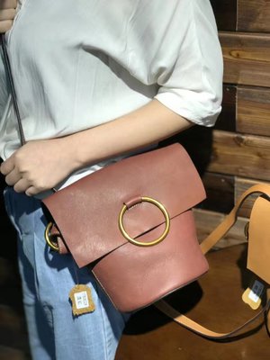 2018 trendy design original manufacturer lady first layer leather shoulder bag