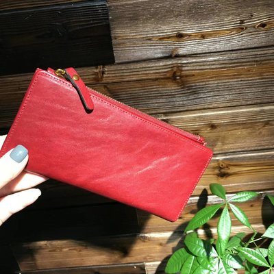2018 hot sale original manufacturer  first layer leather classicak lady long purse