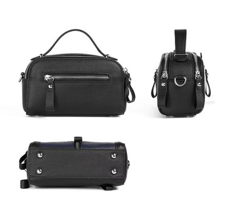 2018 fashion designed original manufacturer top layer leather lady shoulder bag