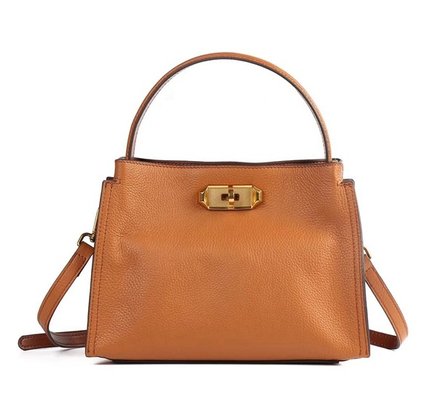 2018 trendy designed original manufacturer top layer leather lady handbag