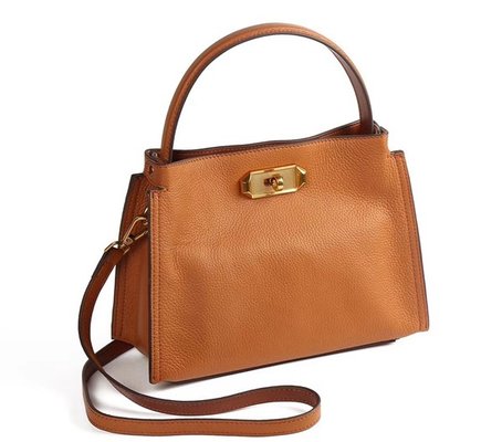 2018 trendy designed original manufacturer top layer leather lady handbag